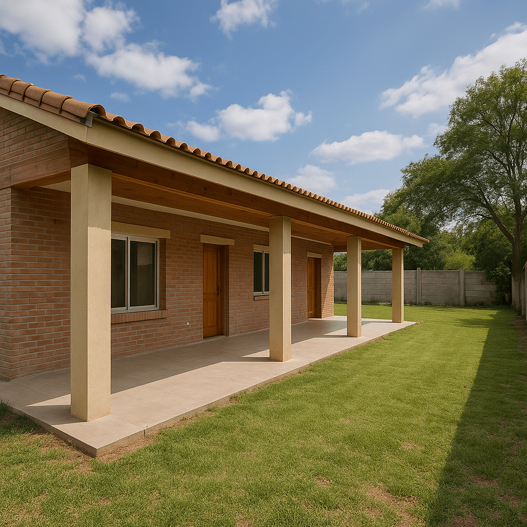 Casa en El Colorado con galería techada y terreno al fondo – Particular ...